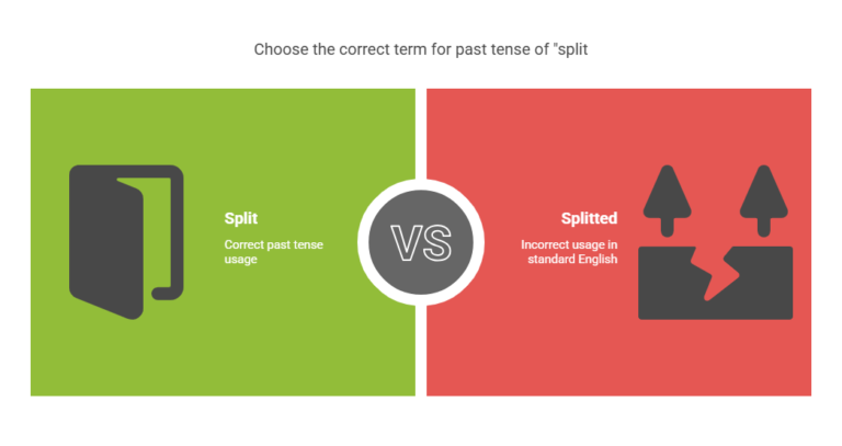 Split vs Splitted: Which One Is Actually Correct? - English Teacher Site