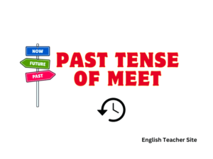 What's the Past Tense of Meet: Understanding Verb Conjugation - English ...